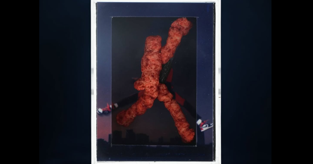 Single Cheeto (shaped like the Air Jordan Jumpman) sells for over R143k