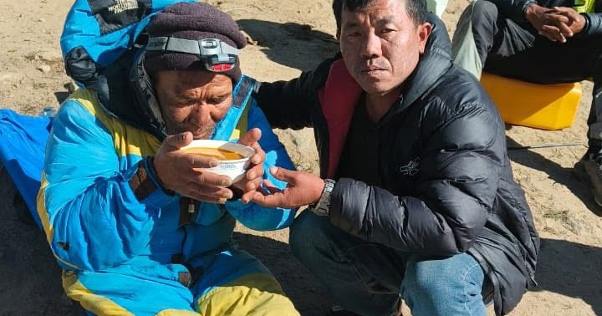 Missing Everest guide found alive after miraculously surviving six days ...