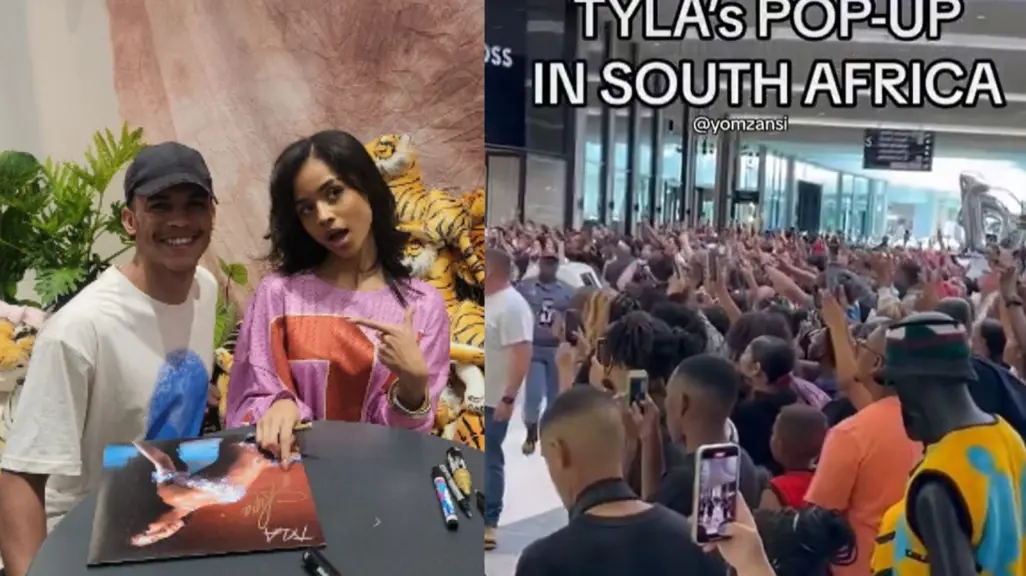 WATCH: Fans flock to Mall of Africa to see Tyla
