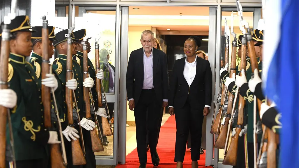 Federal President of Austria Van der Bellen arrives in SA for 4-day visit