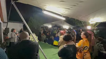 Olorato Mogale's family gather in prayer ahead of her funeral on Sunday