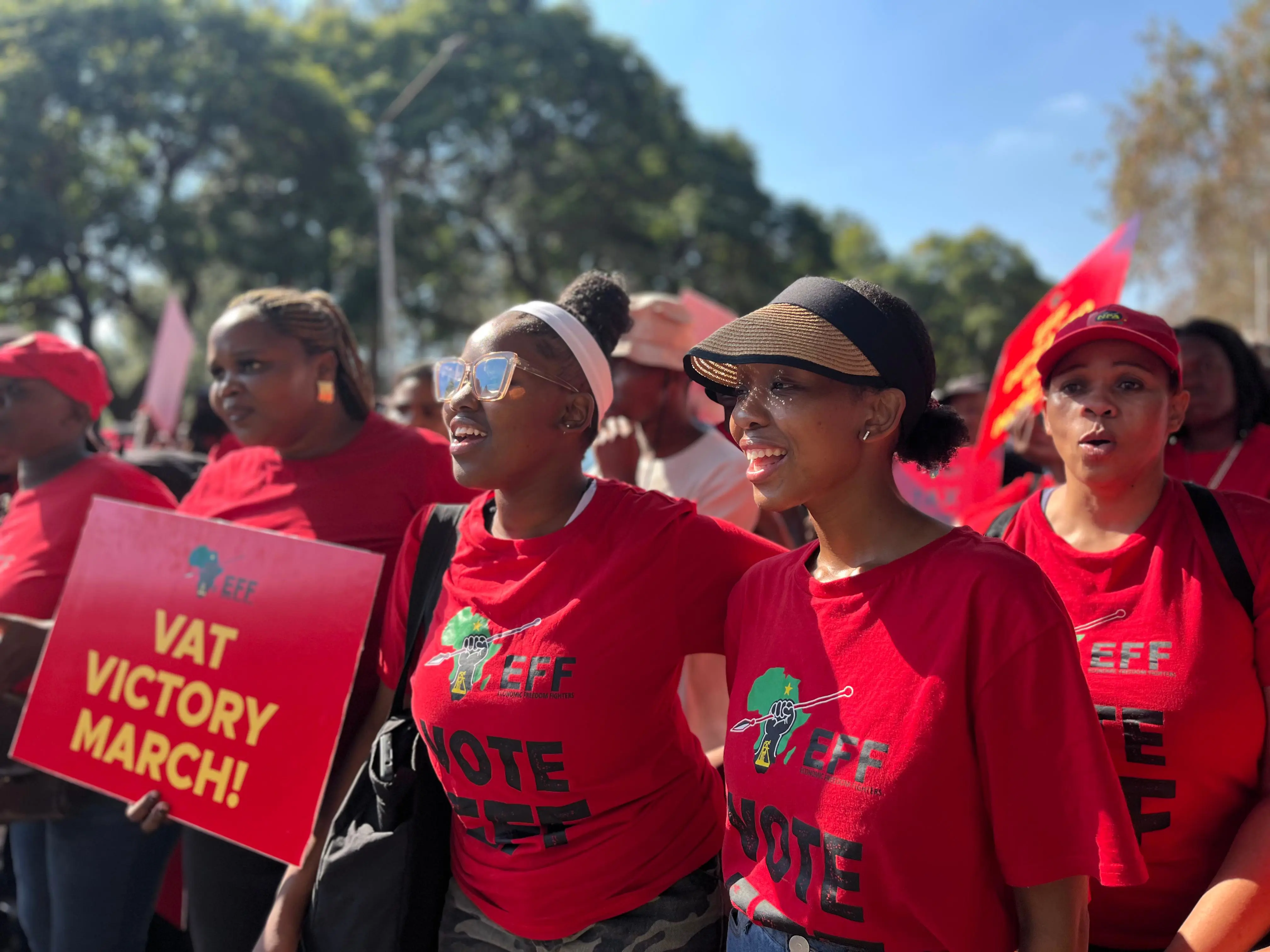 IN PICS: EFF marches to National Treasury over 'VAT Victory'