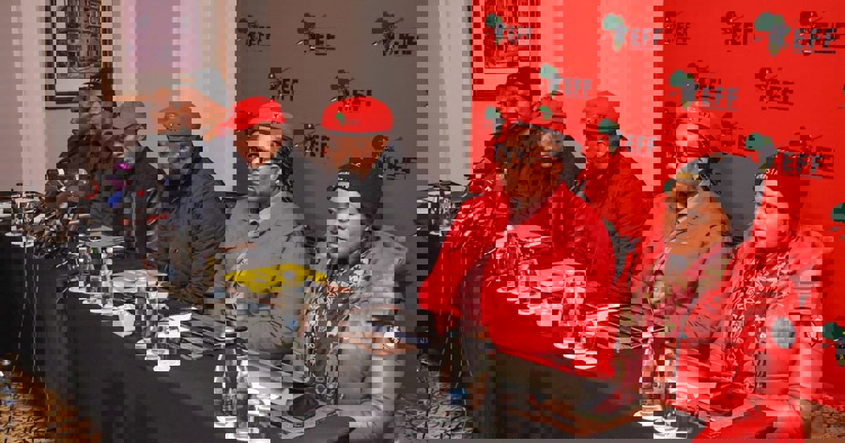 EFF proposes coalition with ANC, without the DA or FF Plus