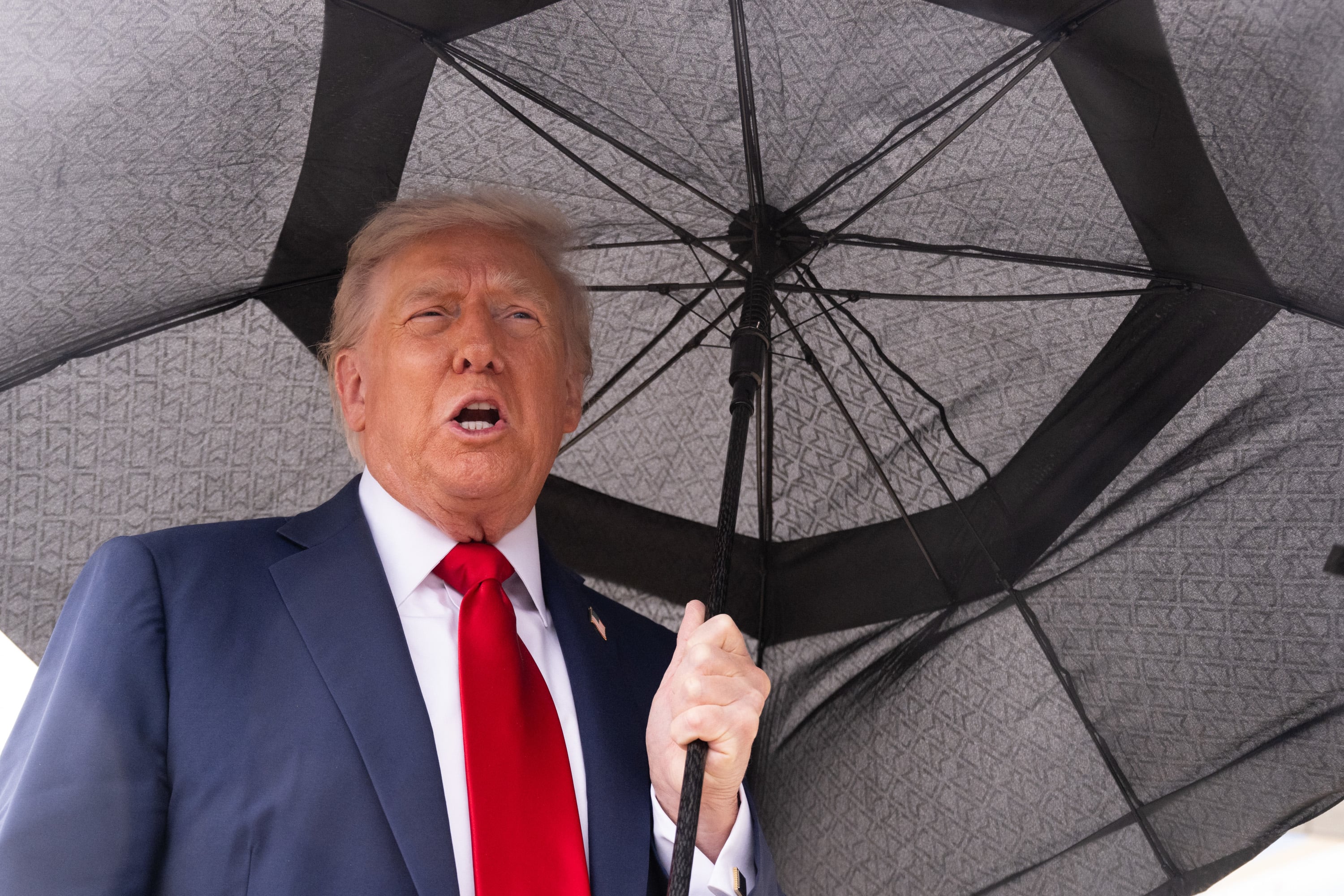 'War is over' in Gaza, Trump says on way to Middle East