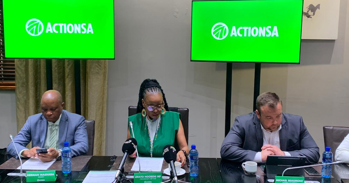 GNU's already failed to deliver, showing signs of weakness, says ActionSA