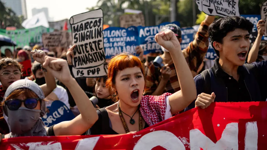 Thousands protest in Philippines against flood control fraud