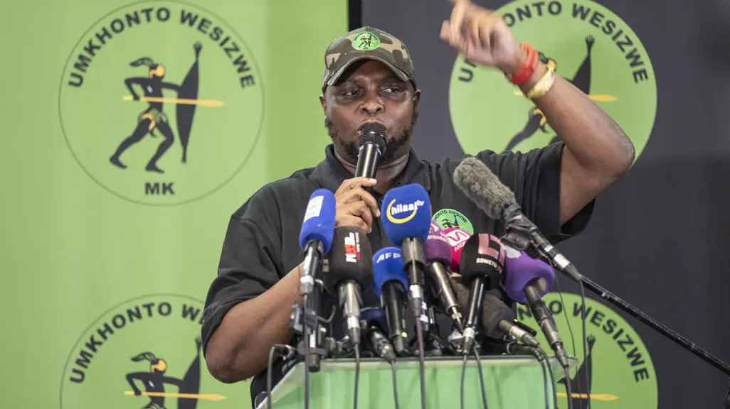Zuma calls on MK Party members to back new SG Shivambu