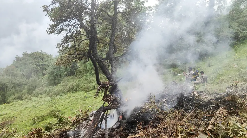 Toddler among seven killed in India chopper crash