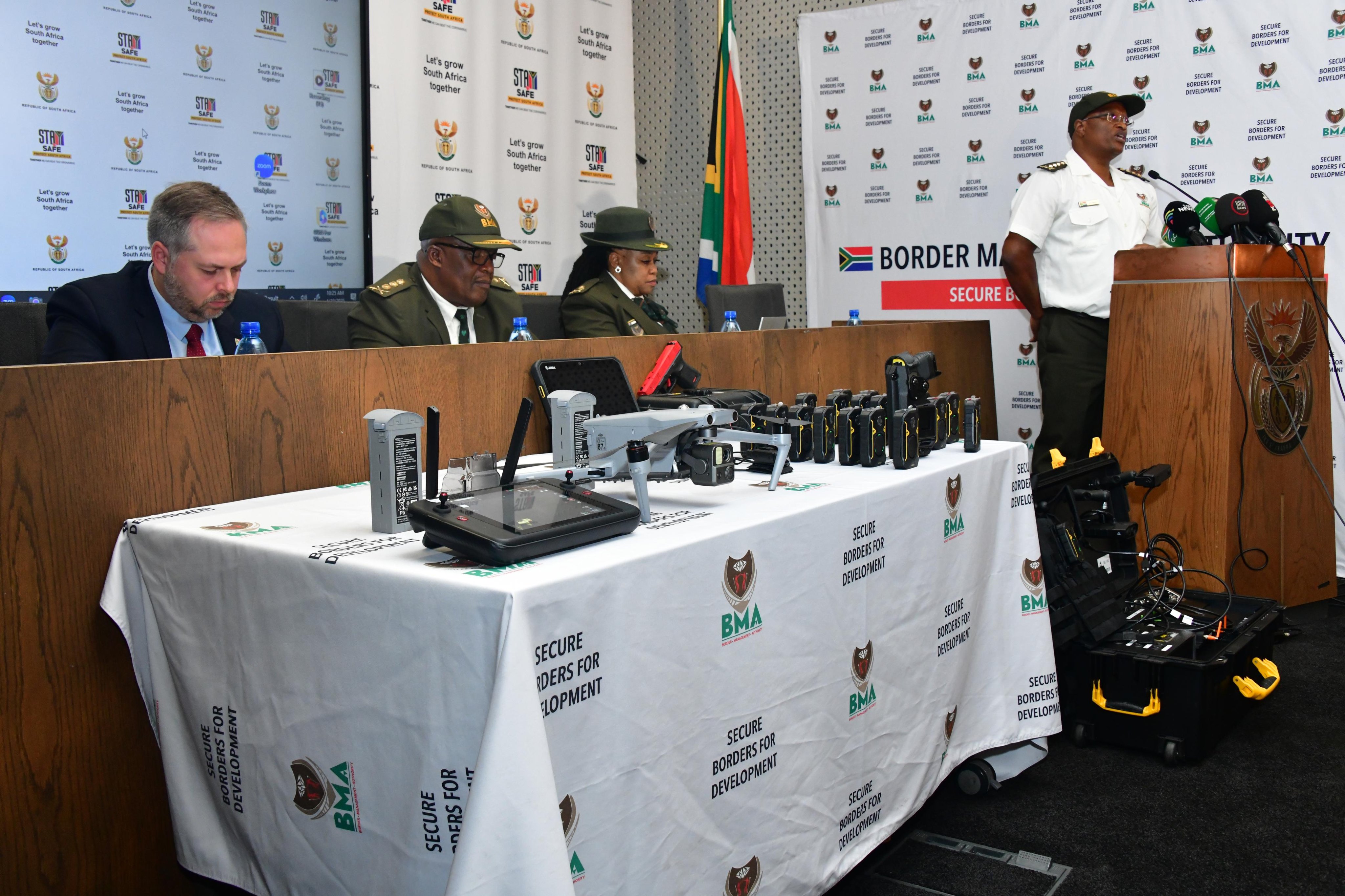 Schreiber reveals that BMA to use drones to secure some of SA's borders