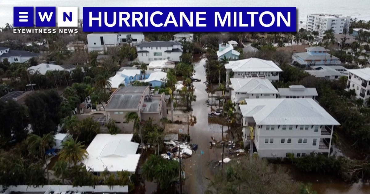 A bird's eye view of Hurricane Milton's devastation