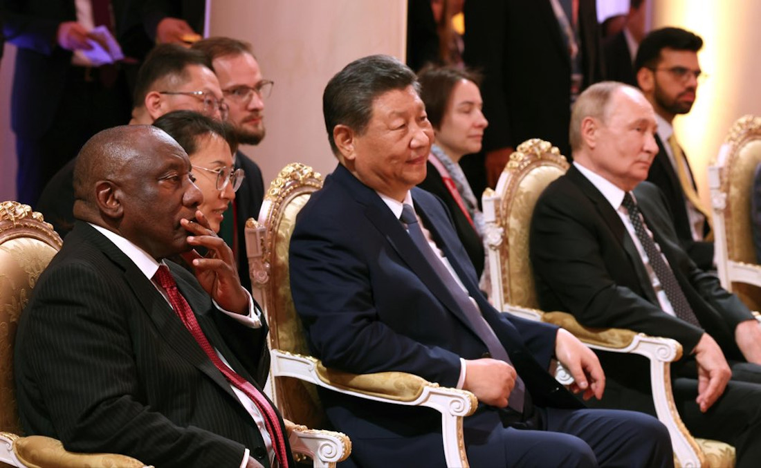 India, China, and South Africa leaders bolster Putin at key summit