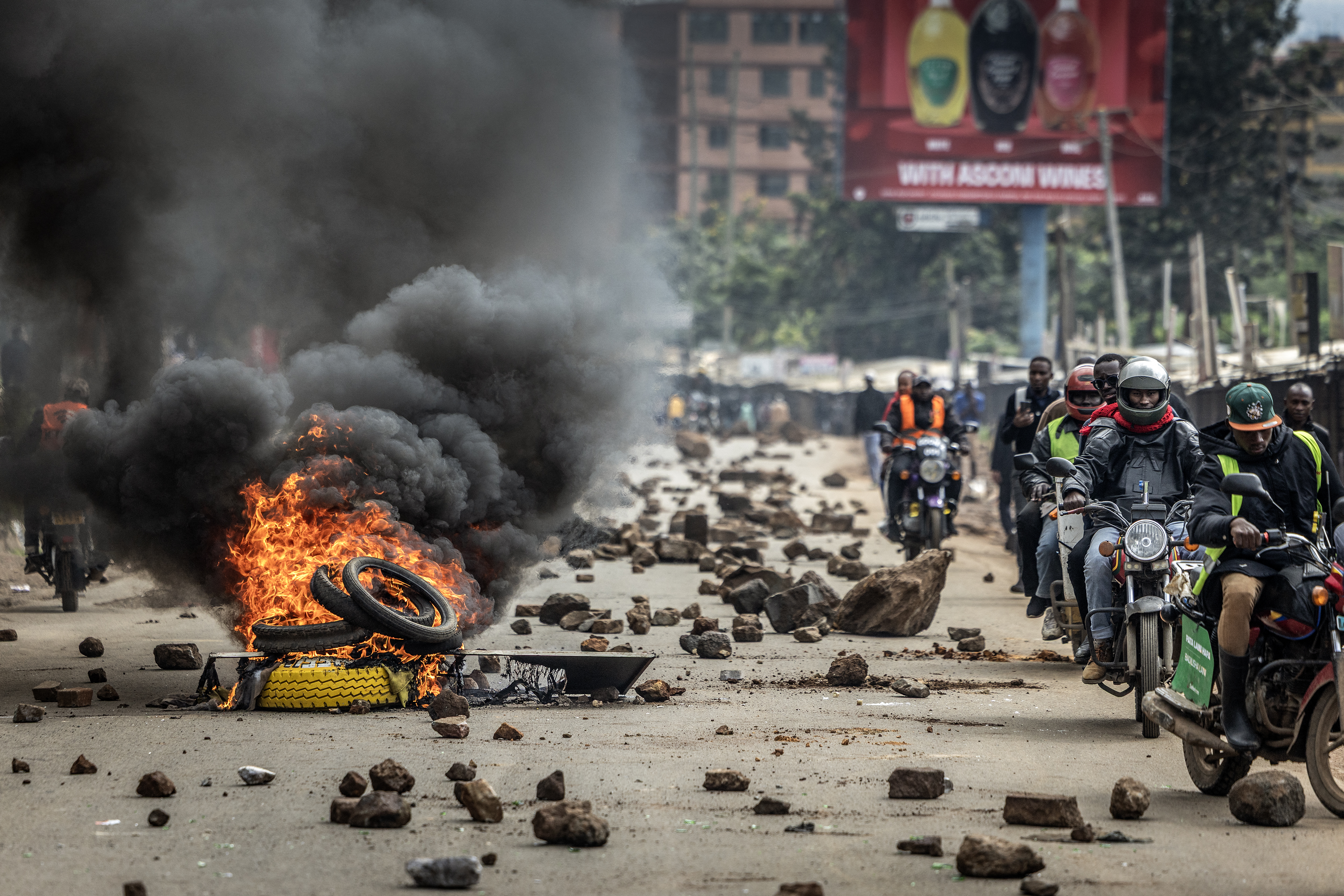 Transport protests hit Kenya over rising fuel prices