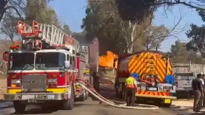 WATCH: Tshwane gas pipeline explosion: Over 2,500 police trainees ...