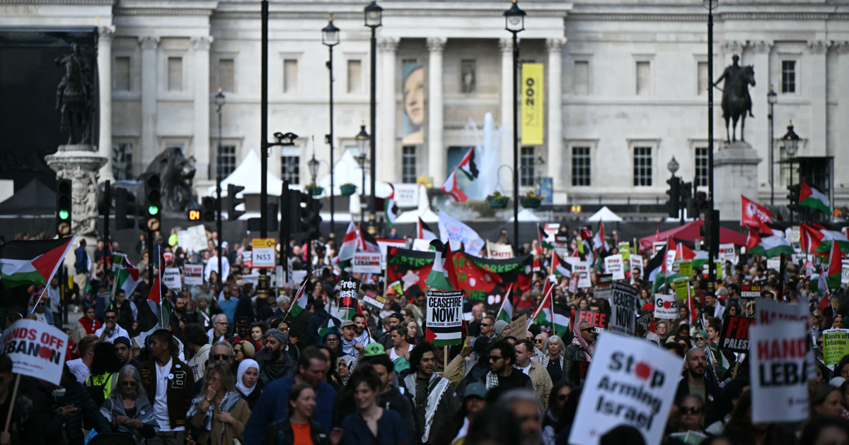 Thousands march worldwide for Gaza, Lebanon ceasefire ahead of anniversary