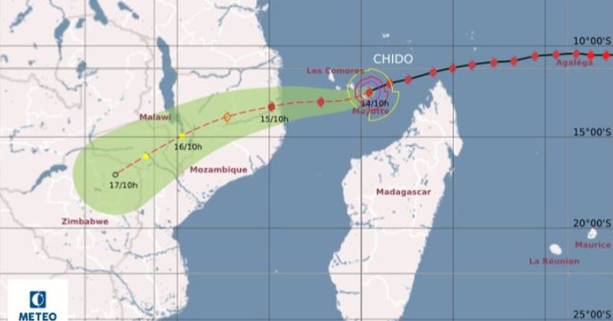 Cyclone Chido slams into Mozambique