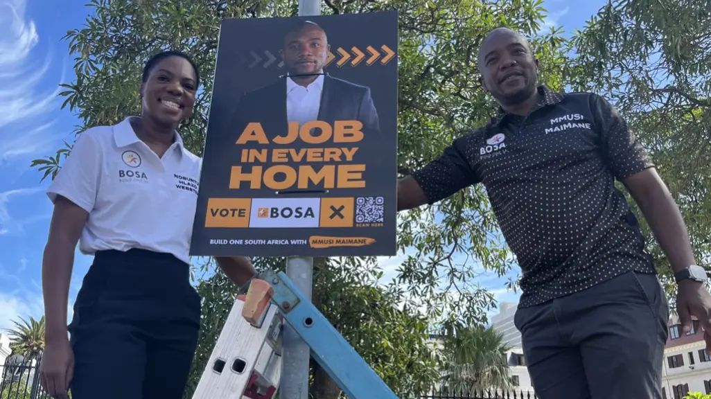 BOSA leader Maimane takes a swipe at the ANC and DA
