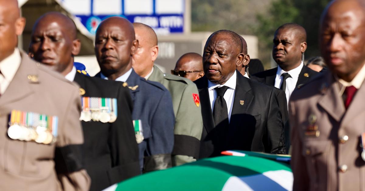 Mabuza's funeral a very solemn moment for the nation, says Ramaphosa