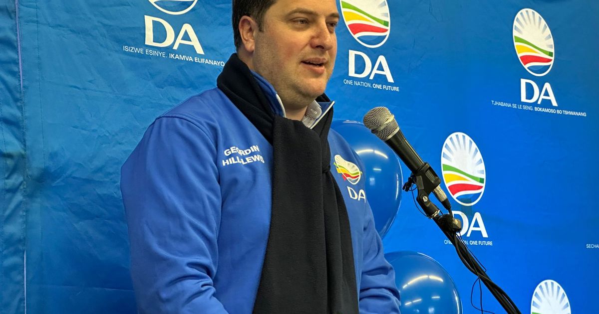 Geordin Hill-Lewis outlines service delivery focus if he becomes DA leader