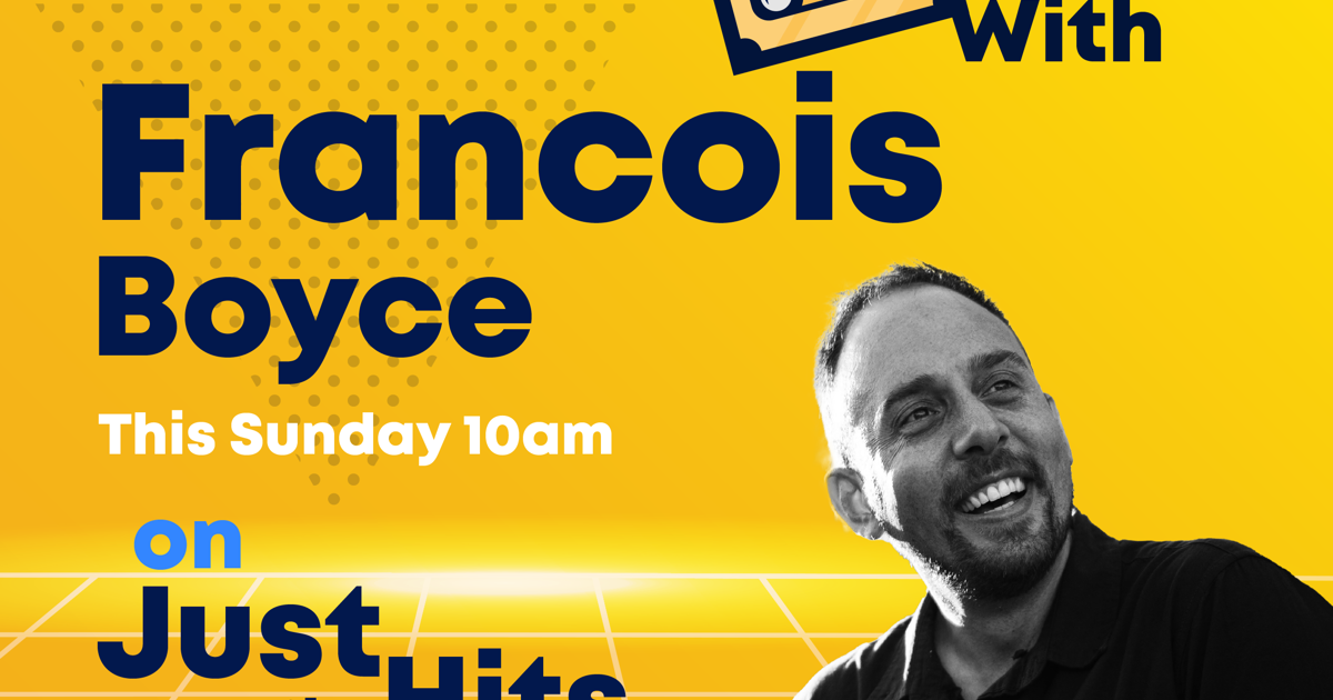 Relive the 80s and 90s by spending #AnHourWith Francois Boyce this Sunday