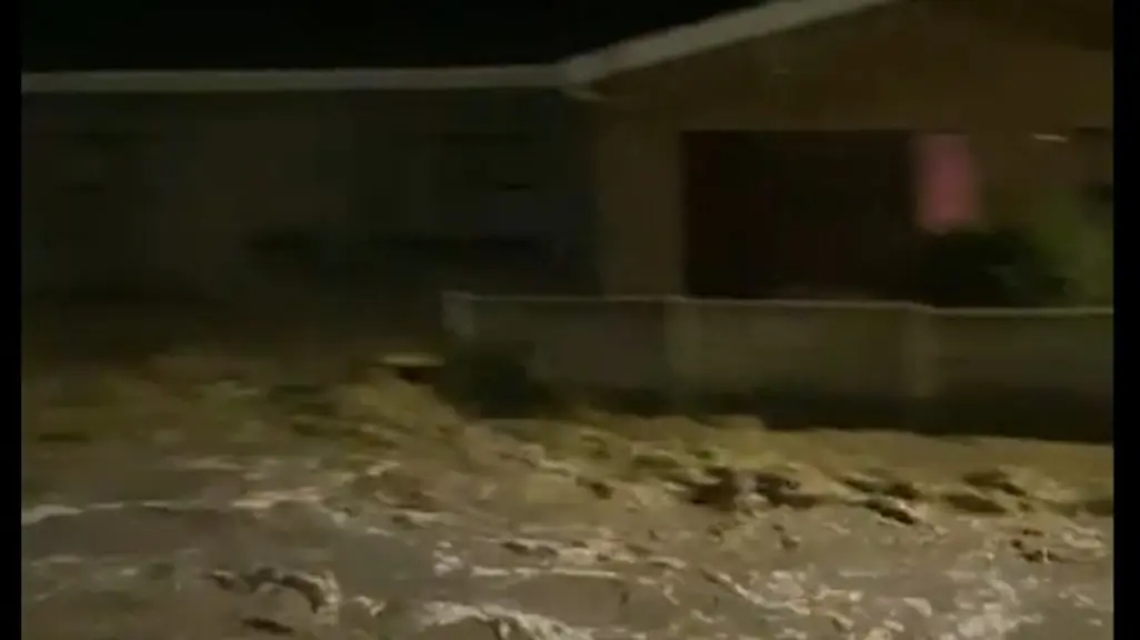 Dam wall collapse leads to severe flooding near Malmesbury