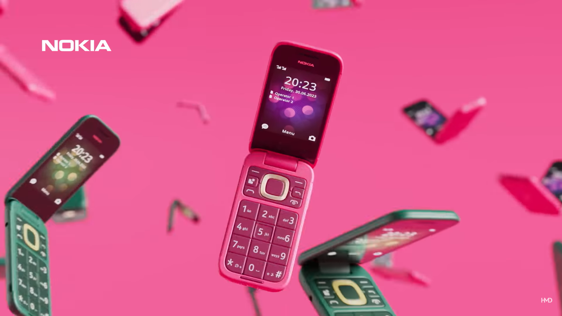 Nokia Flip Phone Pink