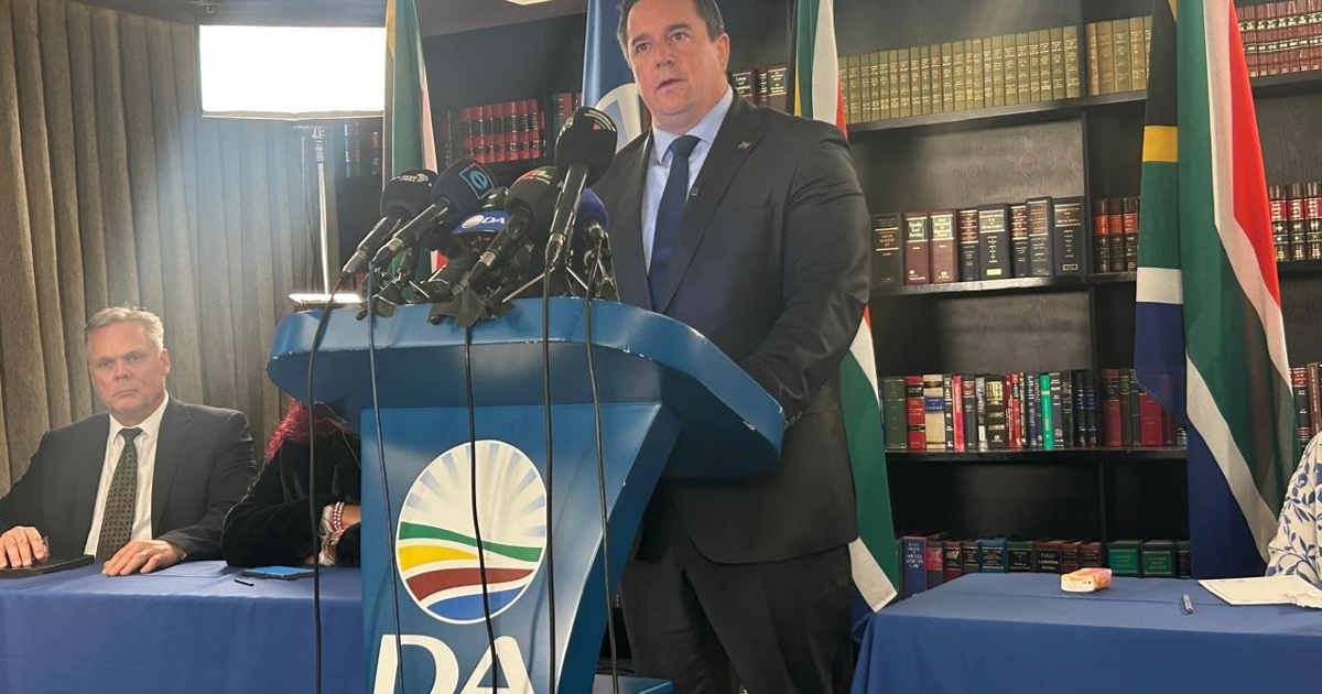 DA won't participate in National Dialogue if Ramaphosa doesn't fire corruption-accused ministers ...