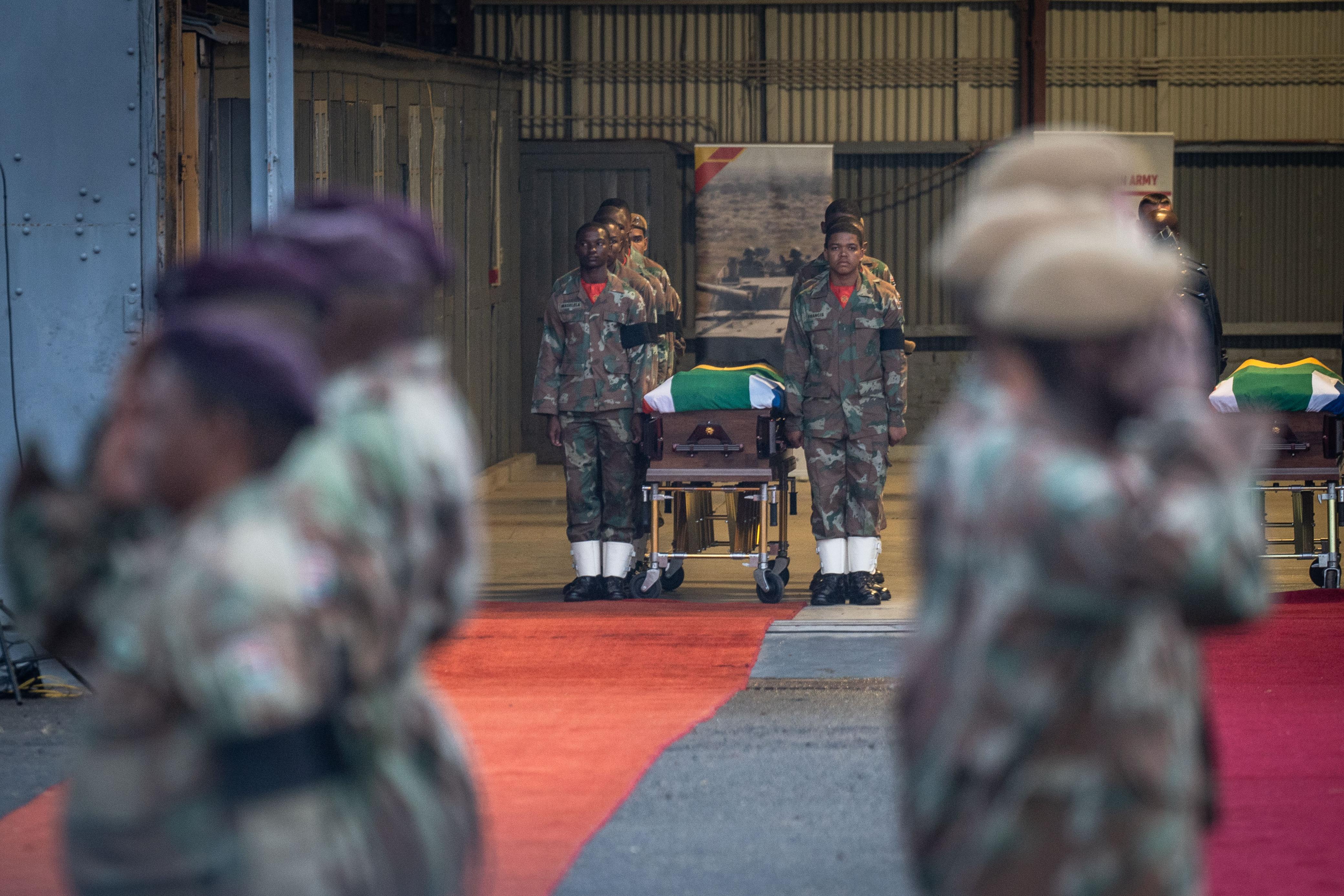 'You are home now' - President Ramaphosa pays tribute to SA's soldiers ...
