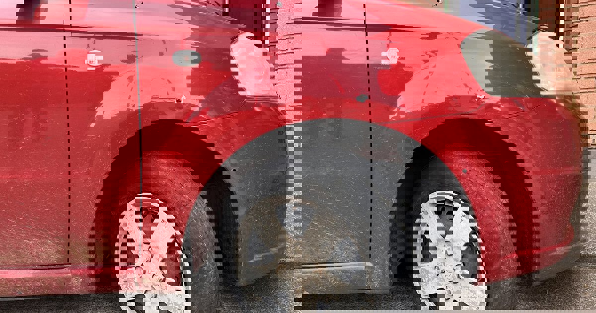 Car used by Mogotsi during alleged assassination attempt on him ...