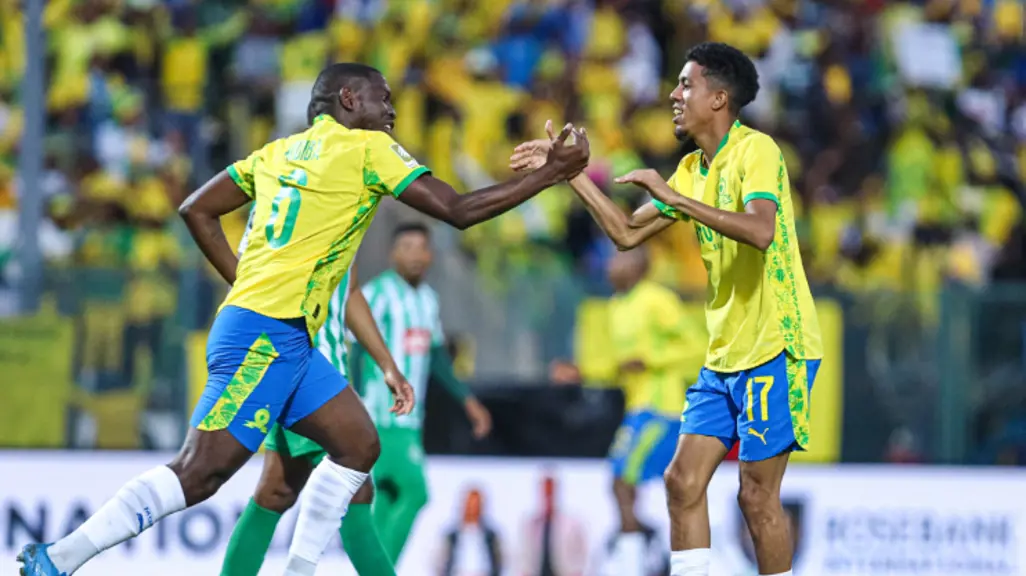 Sundowns score seven to stay three points above Pirates