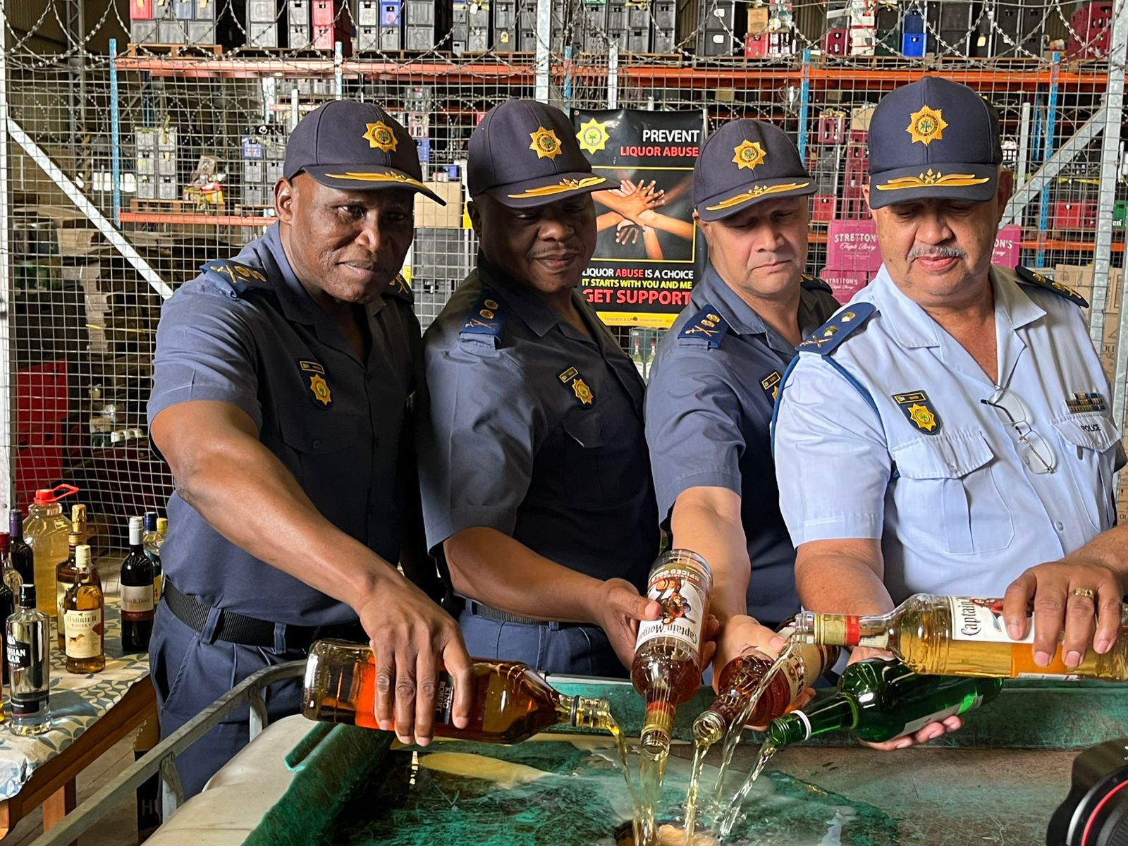 WC police destroy over 20,000 litres of alcohol confiscated from ...