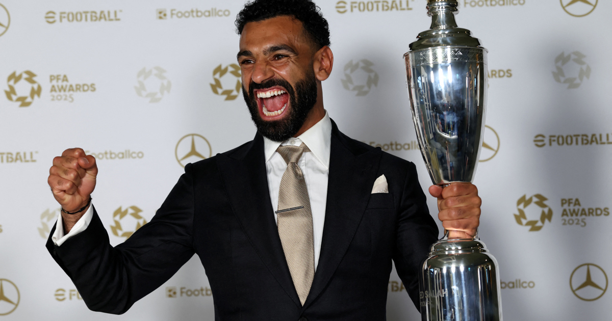 Salah makes history with third PFA player of the year award