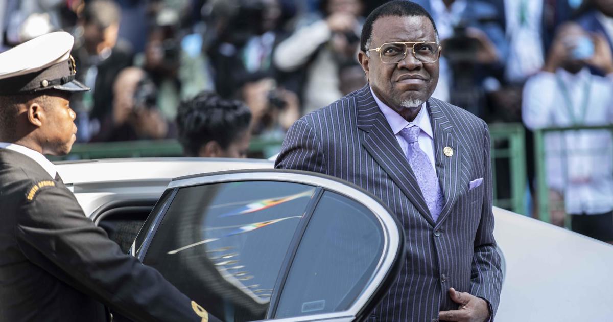 Namibian President Hage Geingob dies