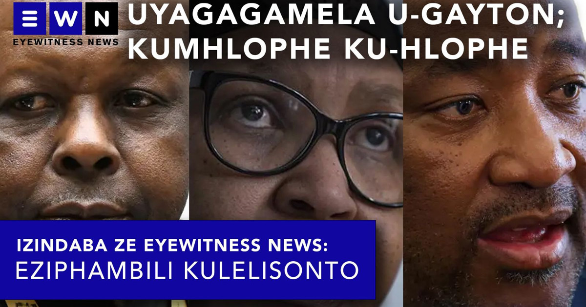 Kulelisonto: Kukhuzwa isivinini sika-Gayton McKenzie, kukhuthuzwa ...