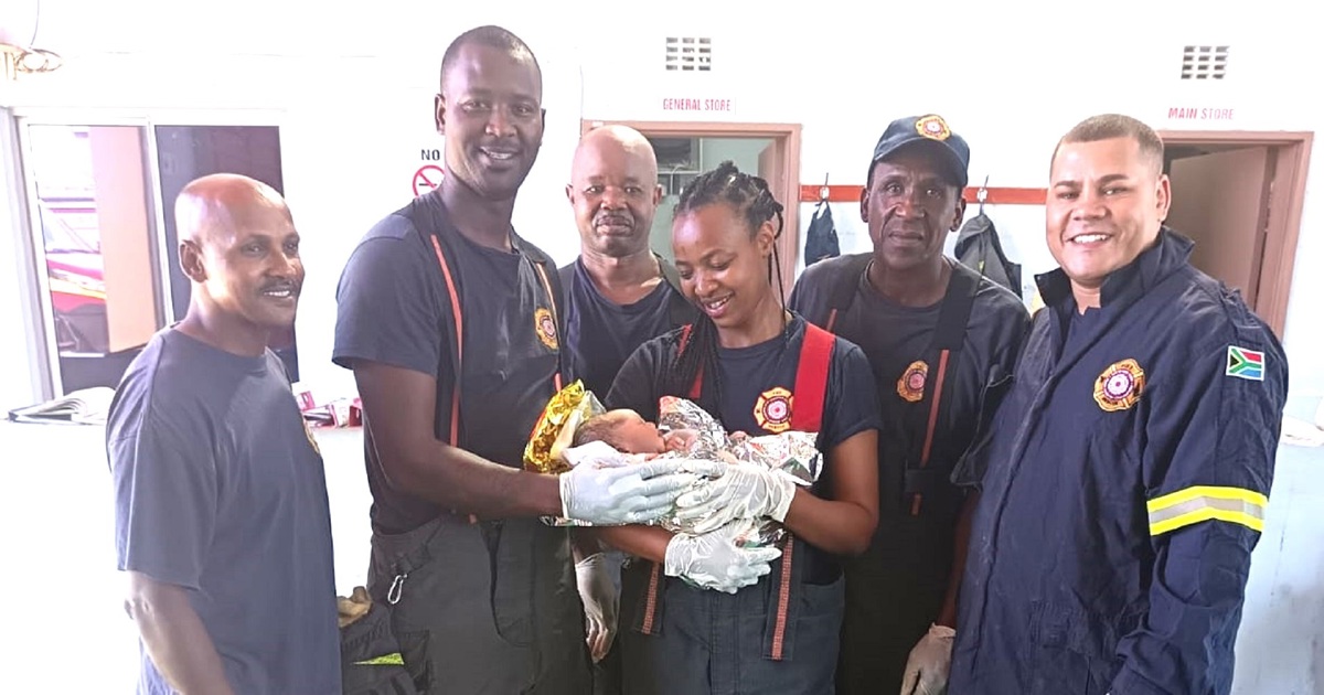 Mfuleni firefighters deliver yet another healthy baby