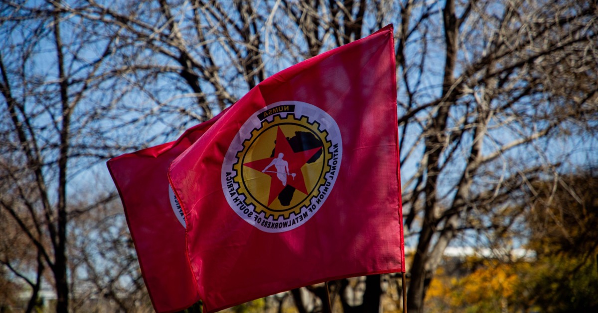 NUMSA marches to demand GNU intervention to save 7,500 jobs at SA smelters