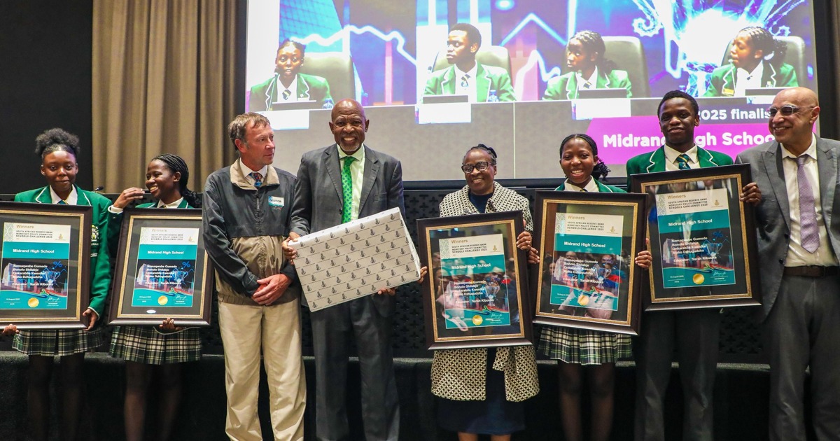 Midrand High wins 2025 SA Reserve Bank schools challenge