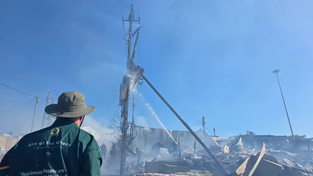GoTG deployed after fire destroys more than 80 homes at informal ...