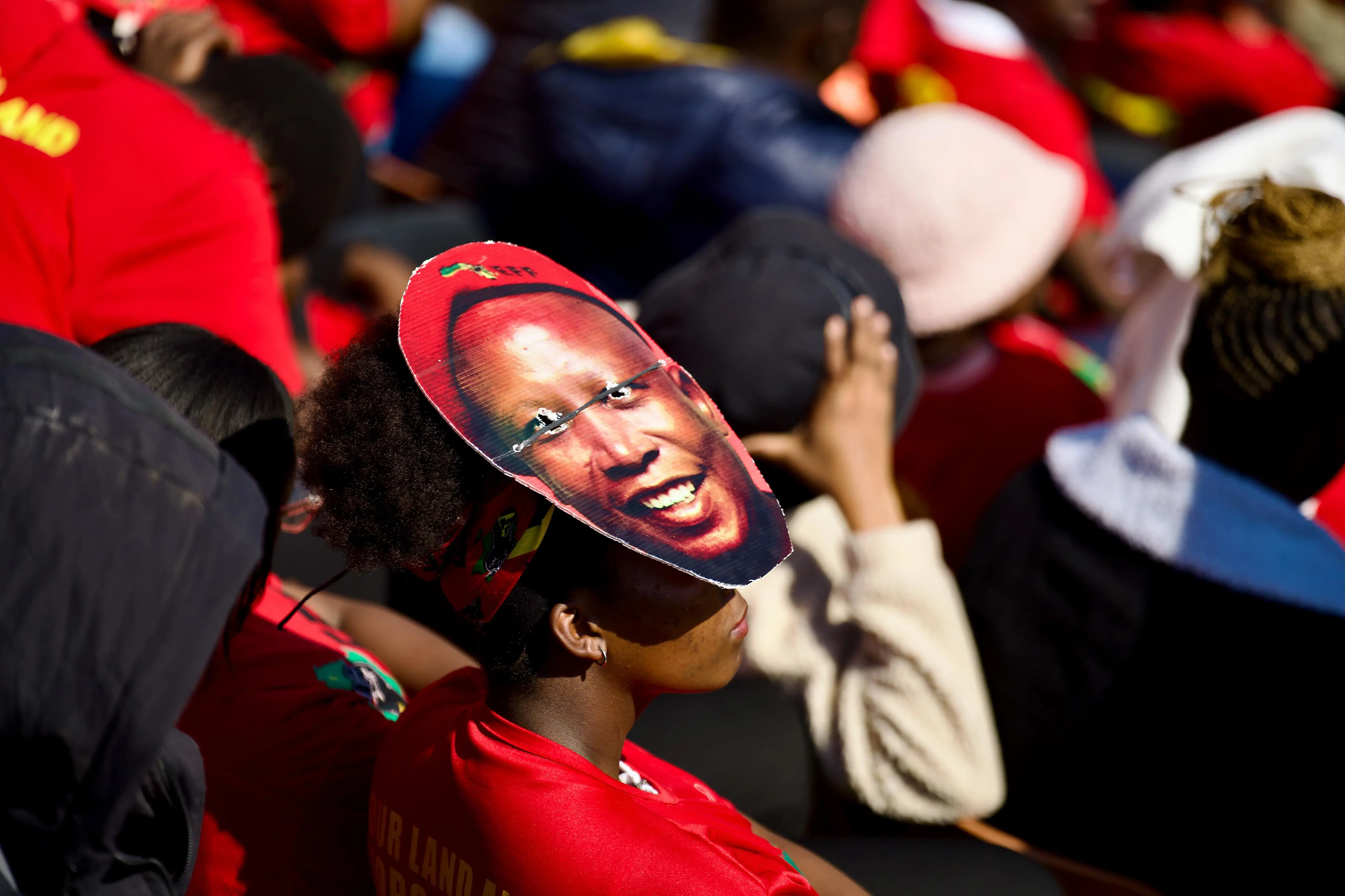 IN PICS: EFF's final Tshela Thupa rally at Peter Mokaba Stadium