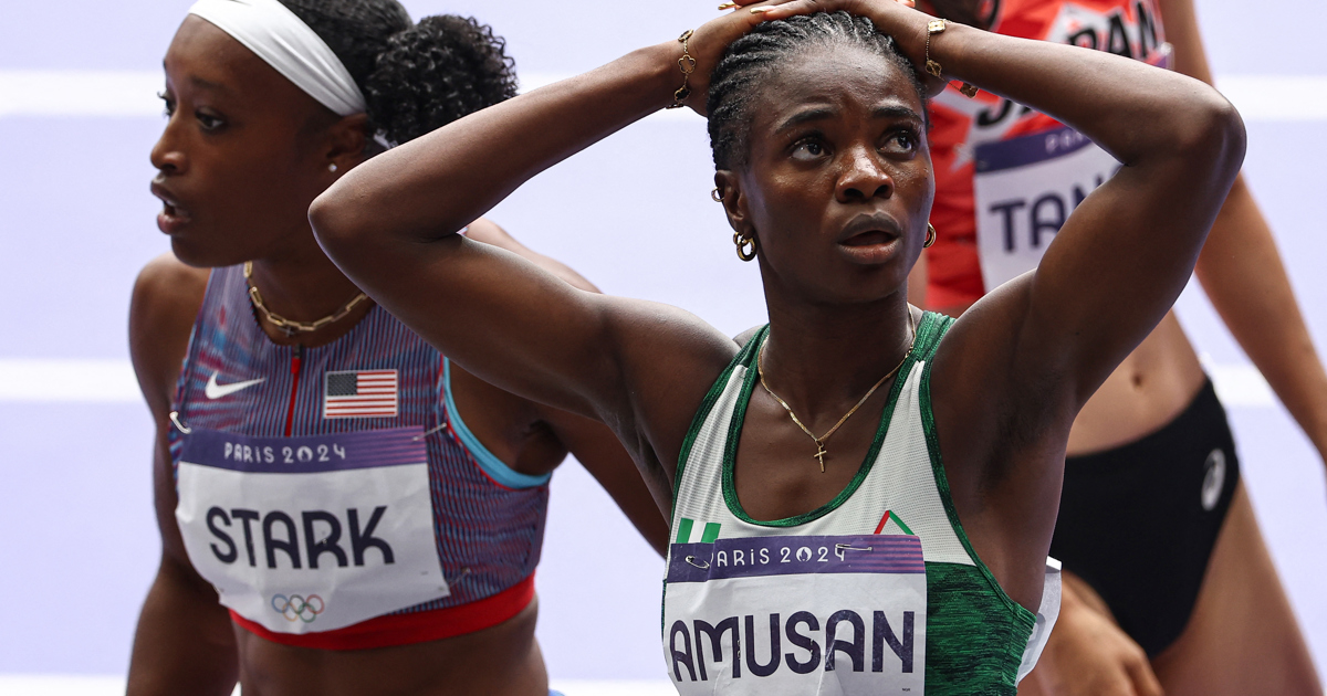 World record holder Amusan crashes out of Olympic 100m hurdles