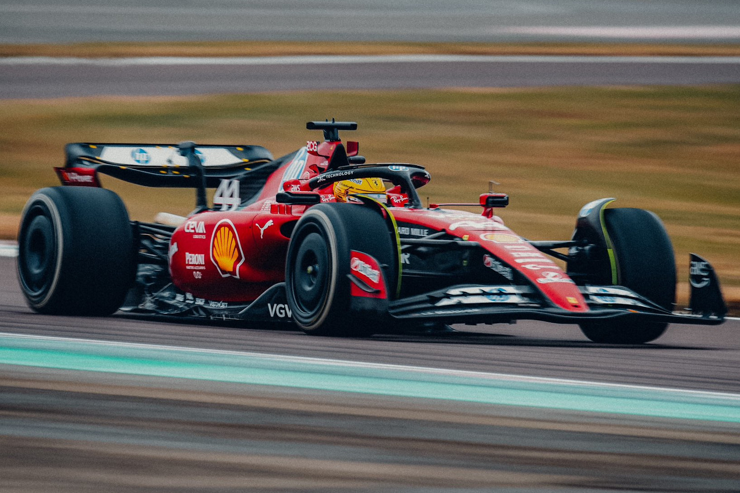 Hamilton confident of Ferrari glory after taking wheel of new F1 car