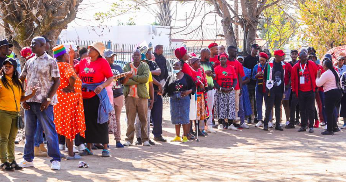 Tensions rise at Seshego voting station as EFF's Malema and ANC's ...