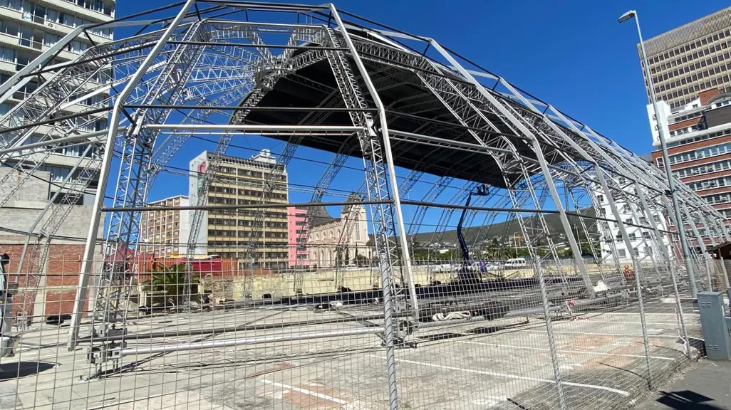 Construction of dome to serve as National Assembly chamber taking shape