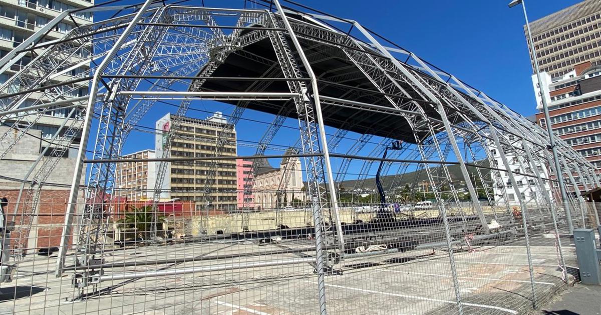 Construction of dome to serve as National Assembly chamber taking shape