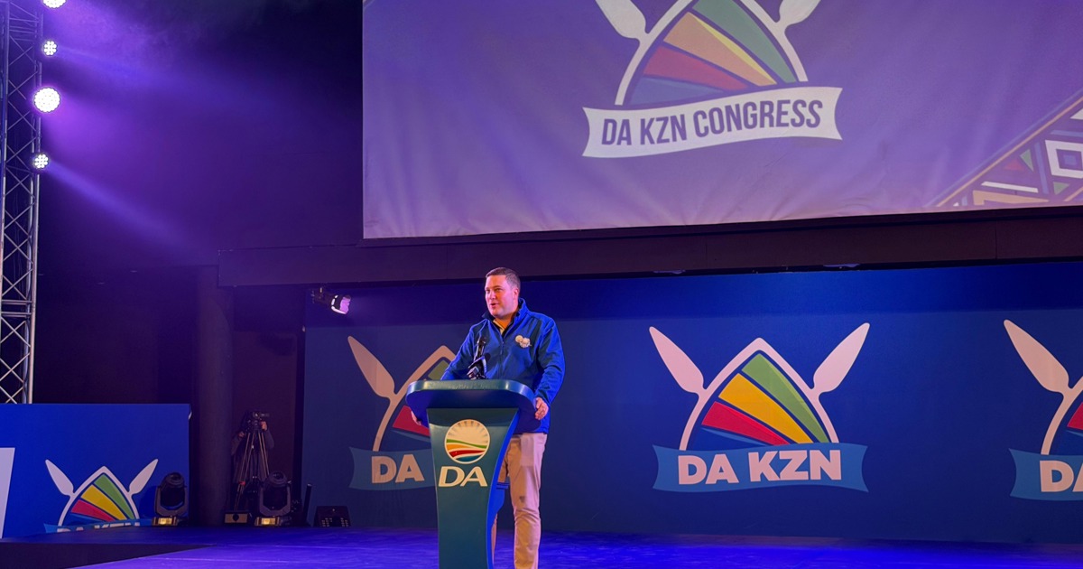 Hill-Lewis says DA in KZN is a government alternative