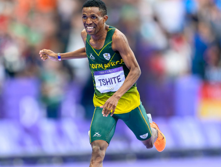 Tshepo Tshite breaks SA 1,500m record at Paris Diamond League