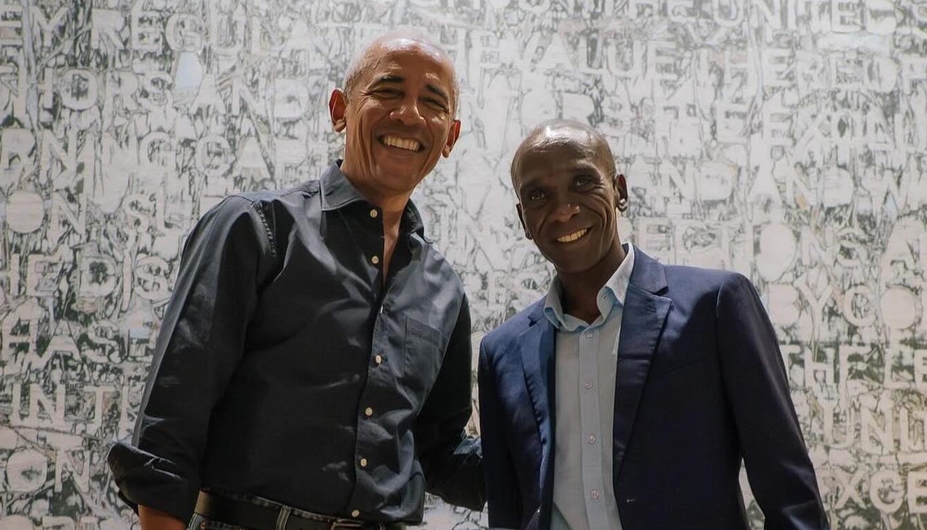Legendary marathoner Eliud Kipchoge meets Barack Obama with eye to ...