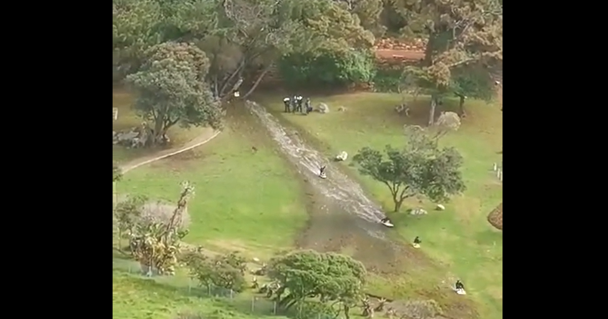 WATCH: Capetonians surf in the park and kayak in streets amid floods