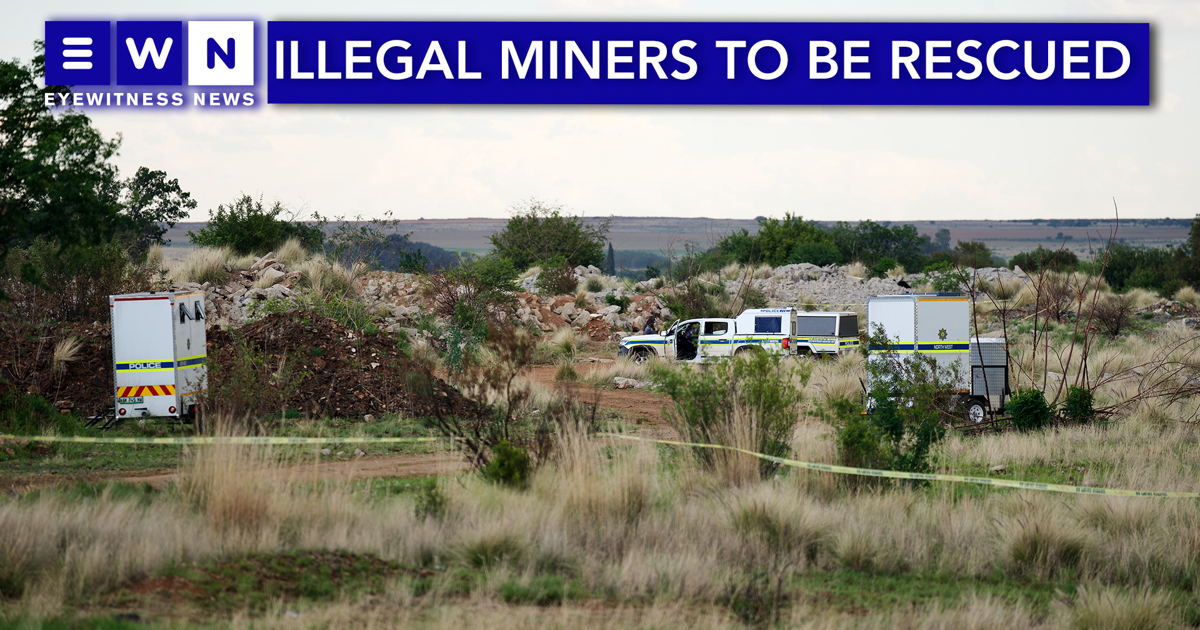 'We are rescuing criminals here' - Govt to save illegal miners stuck in ...