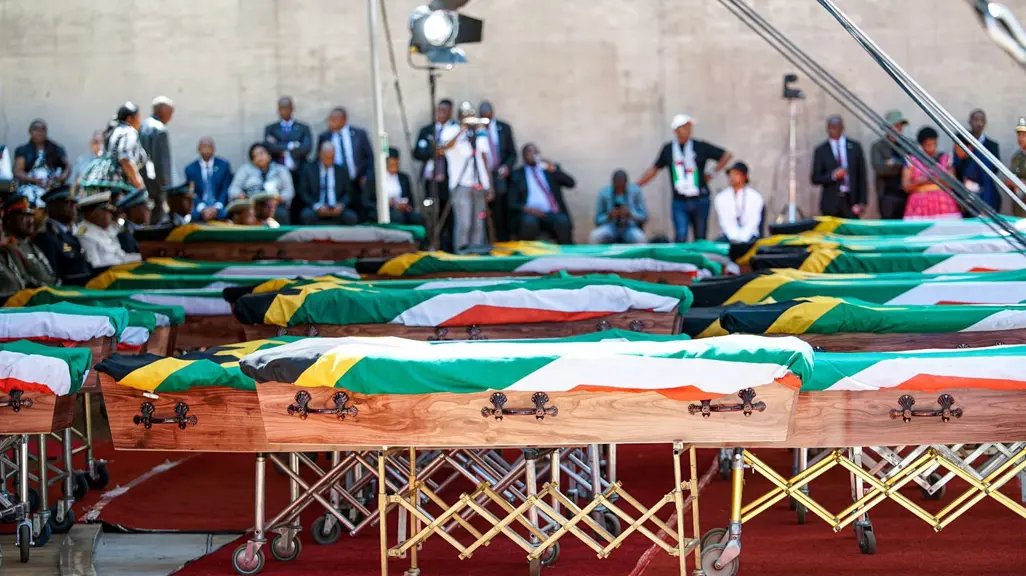 Ramaphosa reveals that former ANC SG Duma Nokwe was exhumed still wearing a party scarf