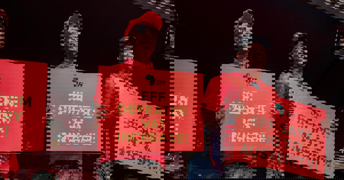 EFF hands over memorandum to National Treasury ahead of budget speech